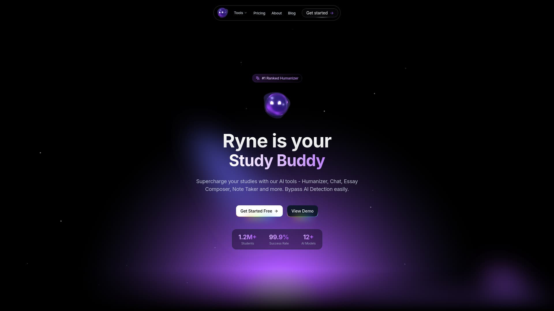 Ryne AI - AI academic tool to bypass AI detection, humanize text, and assist with studies. | AI ...